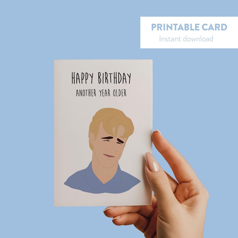 Funny 90s Meme Birthday Card, Crying Meme Card, Printable Birthday Card ...