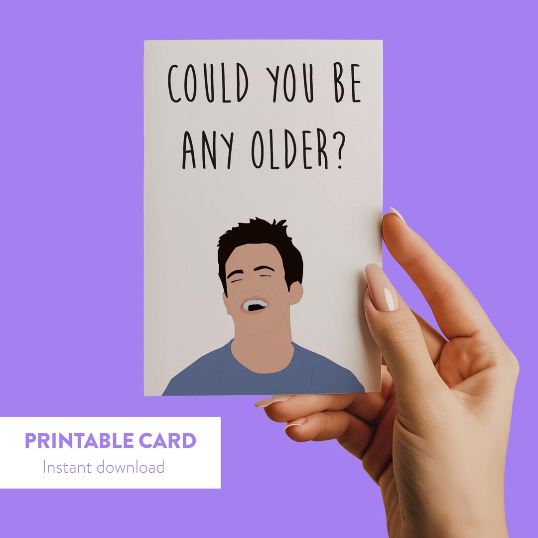 Funny Birthday Card, Sarcastic Greeting Card, Pop Culture Birthday ...