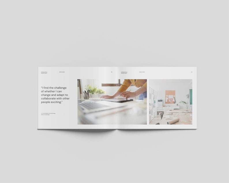 Clean Interior Design Portfolio Template, Canva & Indesign Portfolio ...