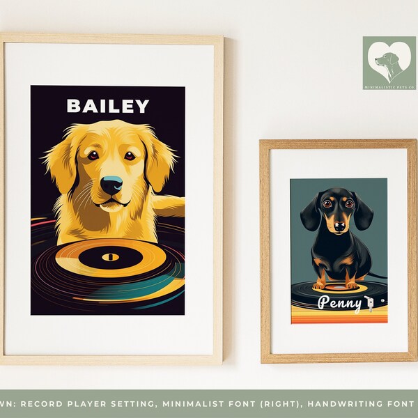 Record Player Dog - Etsy