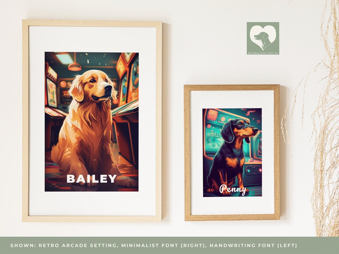 Custom Retro Arcade Portrait From Photo PRINTABLE Wall Art Personalized ...