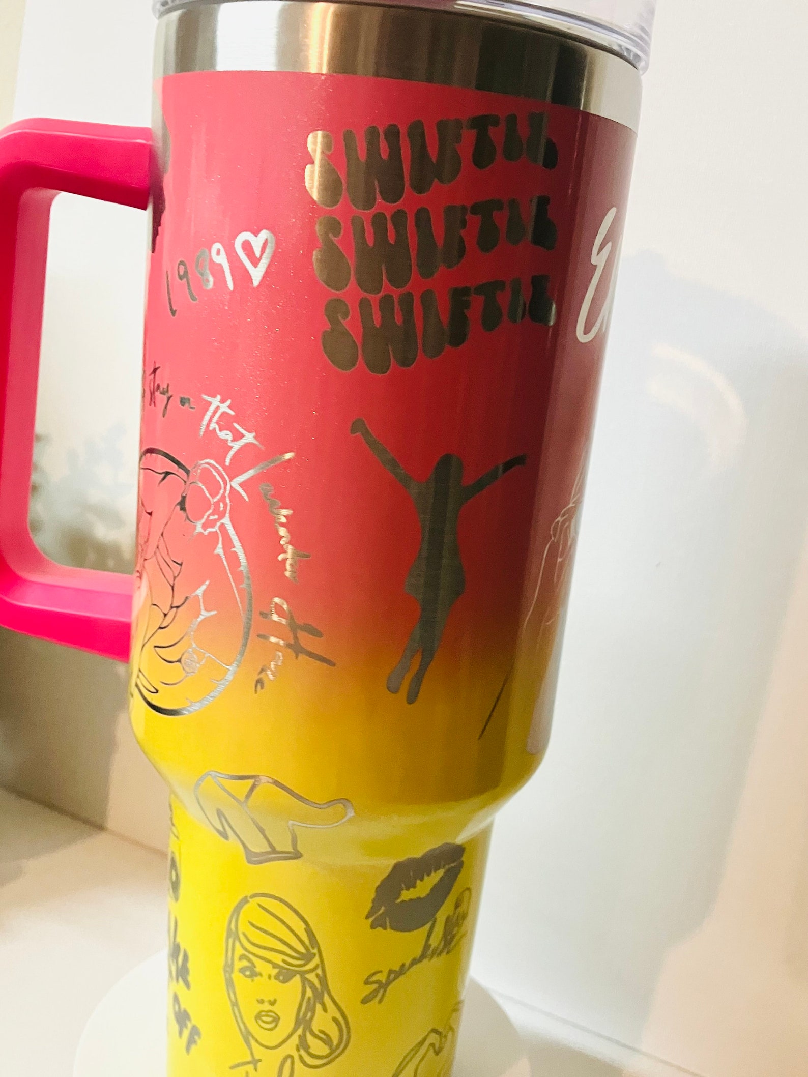 Taylor Swift Tumbler Engraveable SVG Swifty - Etsy