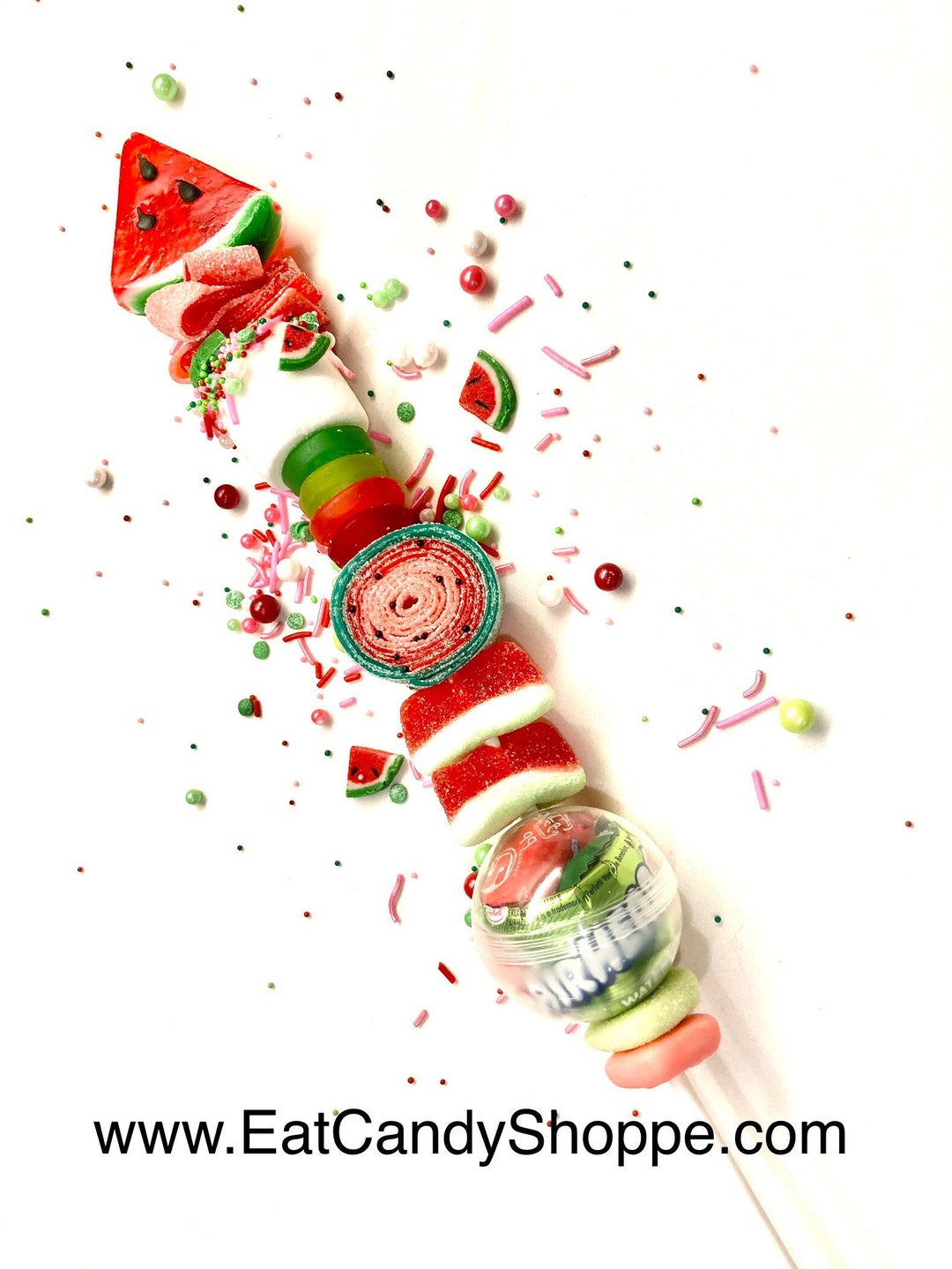 Watermelon Candy Kabobs Summer Theme Birthday Party Favor - Etsy