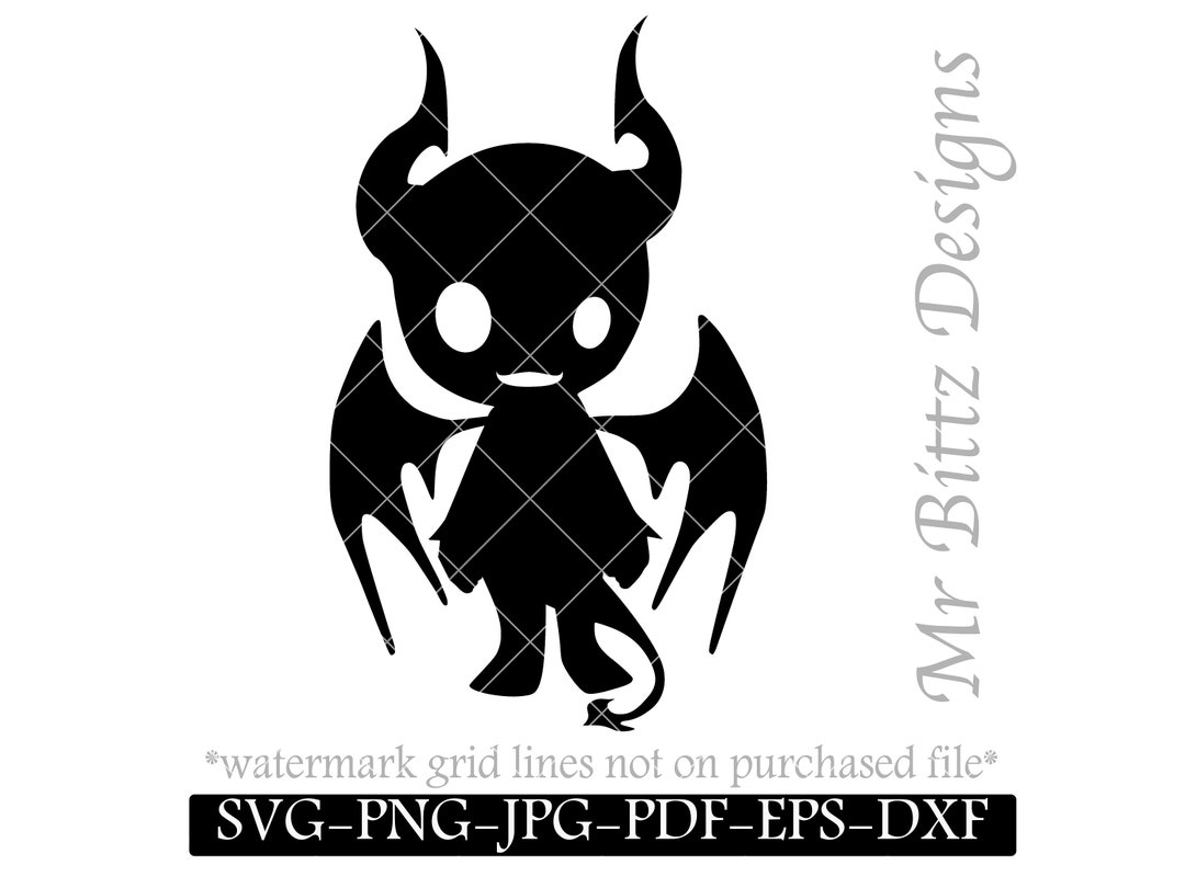 Imp Svg, DIY Devil Graphic, Devilish Art, Edgy Crafting, Cheeky Baby ...