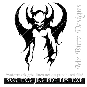 Demon Svg, DIY Devil Graphic, Devilish Art, Edgy Crafting, Cheeky Satan ...