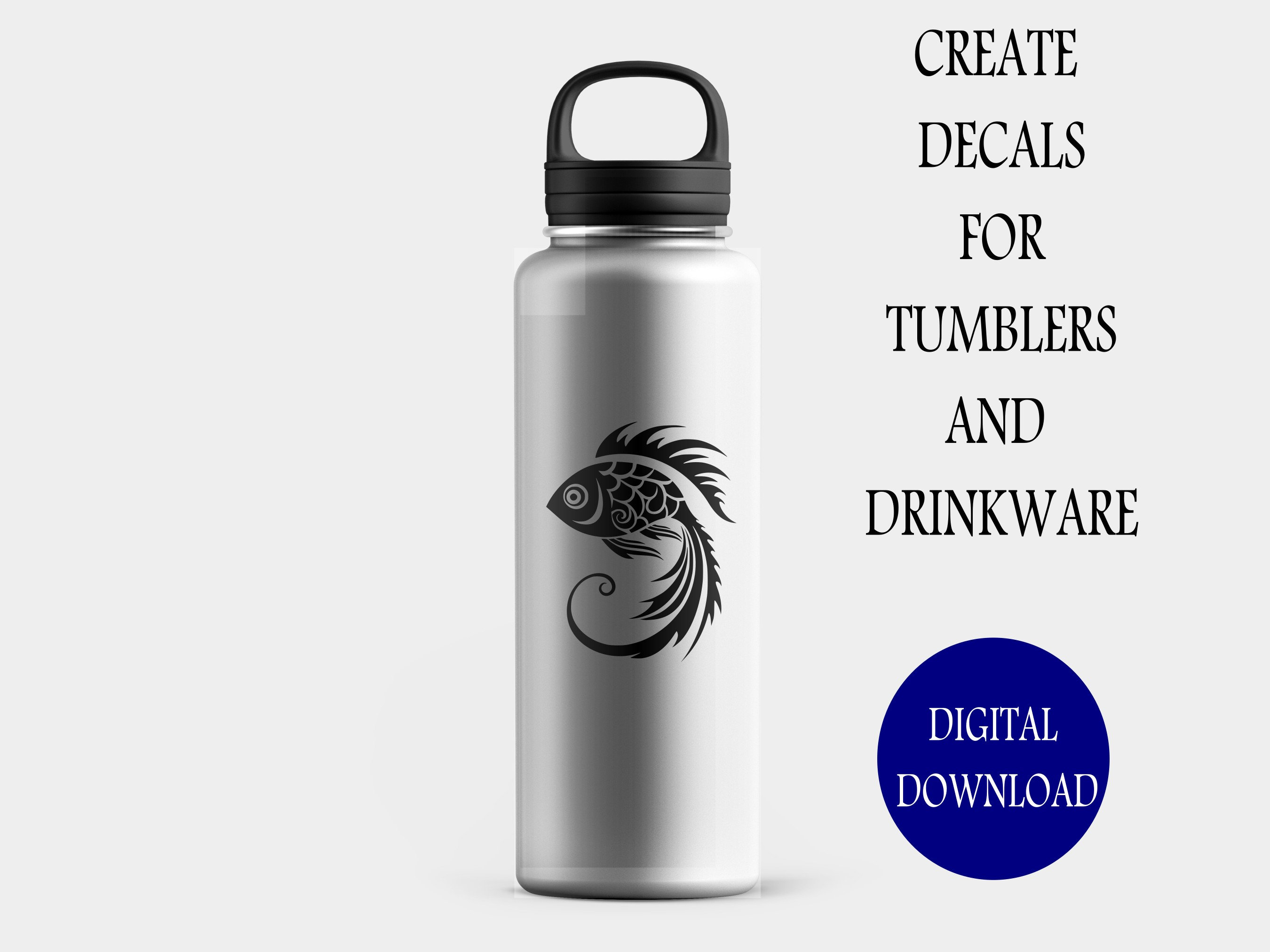 Fish SVG Graphic Cricut Silhouette DIY Decal Seaside T - Etsy