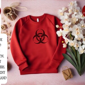 Biohazard Symbol SVG, DIY Decal, Caution Symbol, Digital Download ...