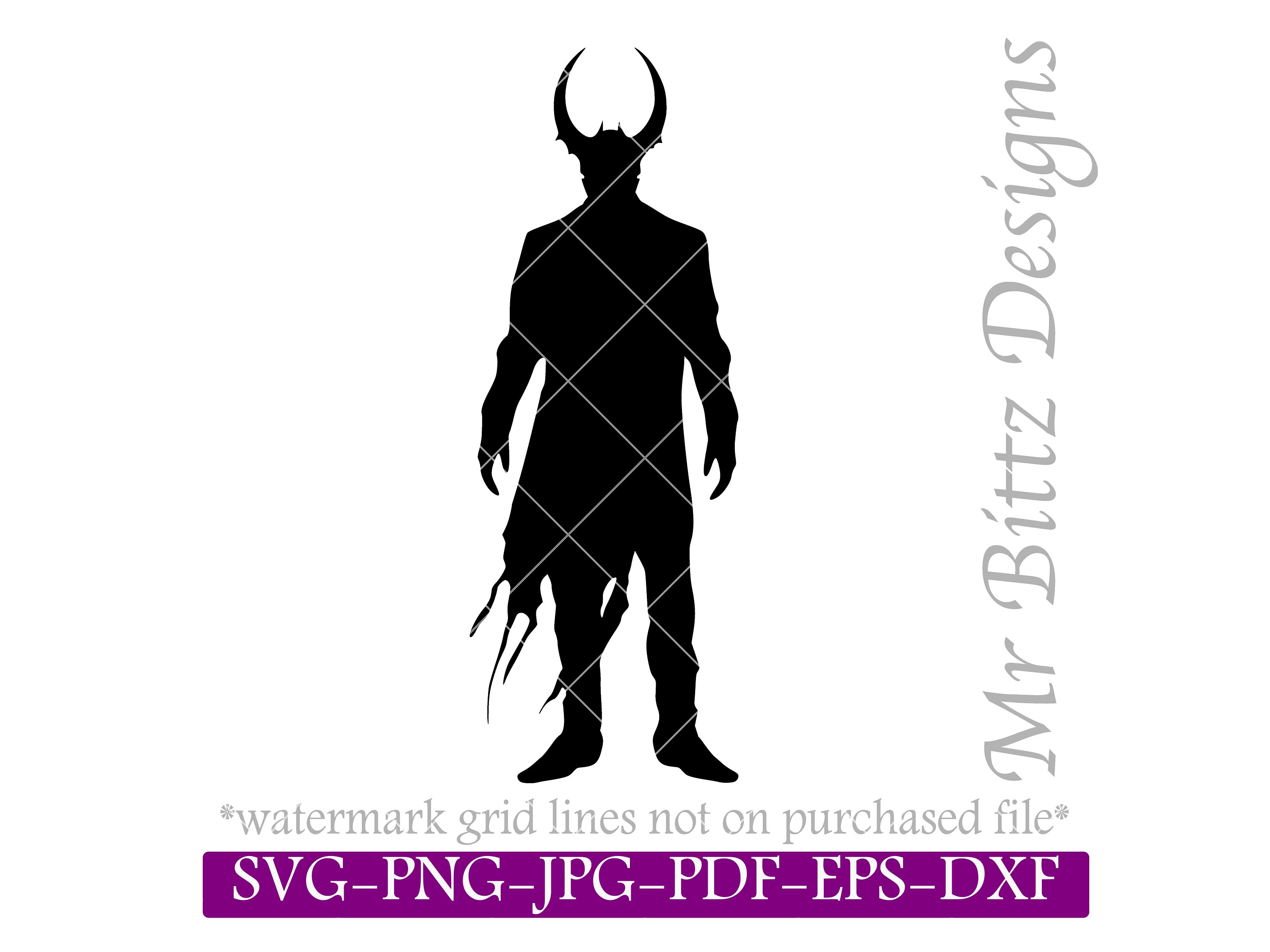 Demon Svg DIY Devil Graphic Devilish Art Edgy Crafting - Etsy