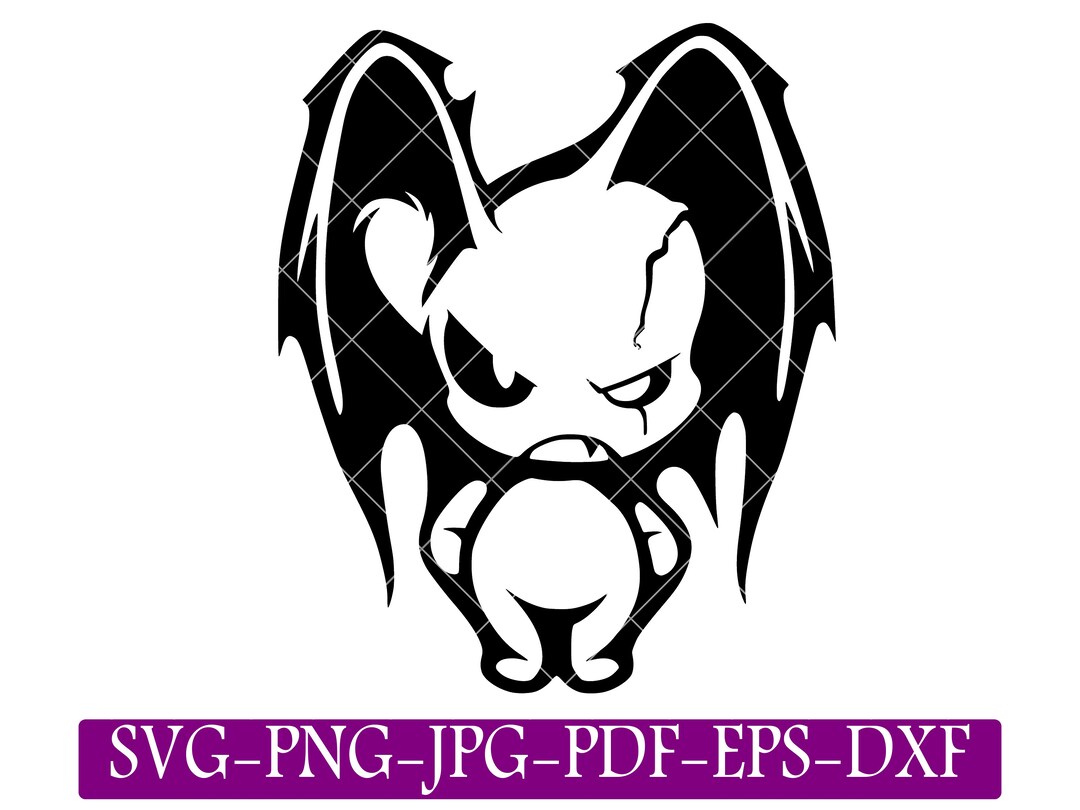 Bad Bunny SVG Evil Rabbit Silhouette JPG Creepy Cottontail - Etsy