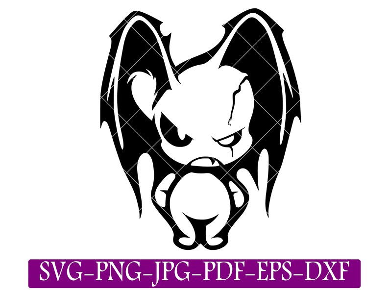 Bad Bunny SVG Evil Rabbit Silhouette JPG Creepy Cottontail - Etsy