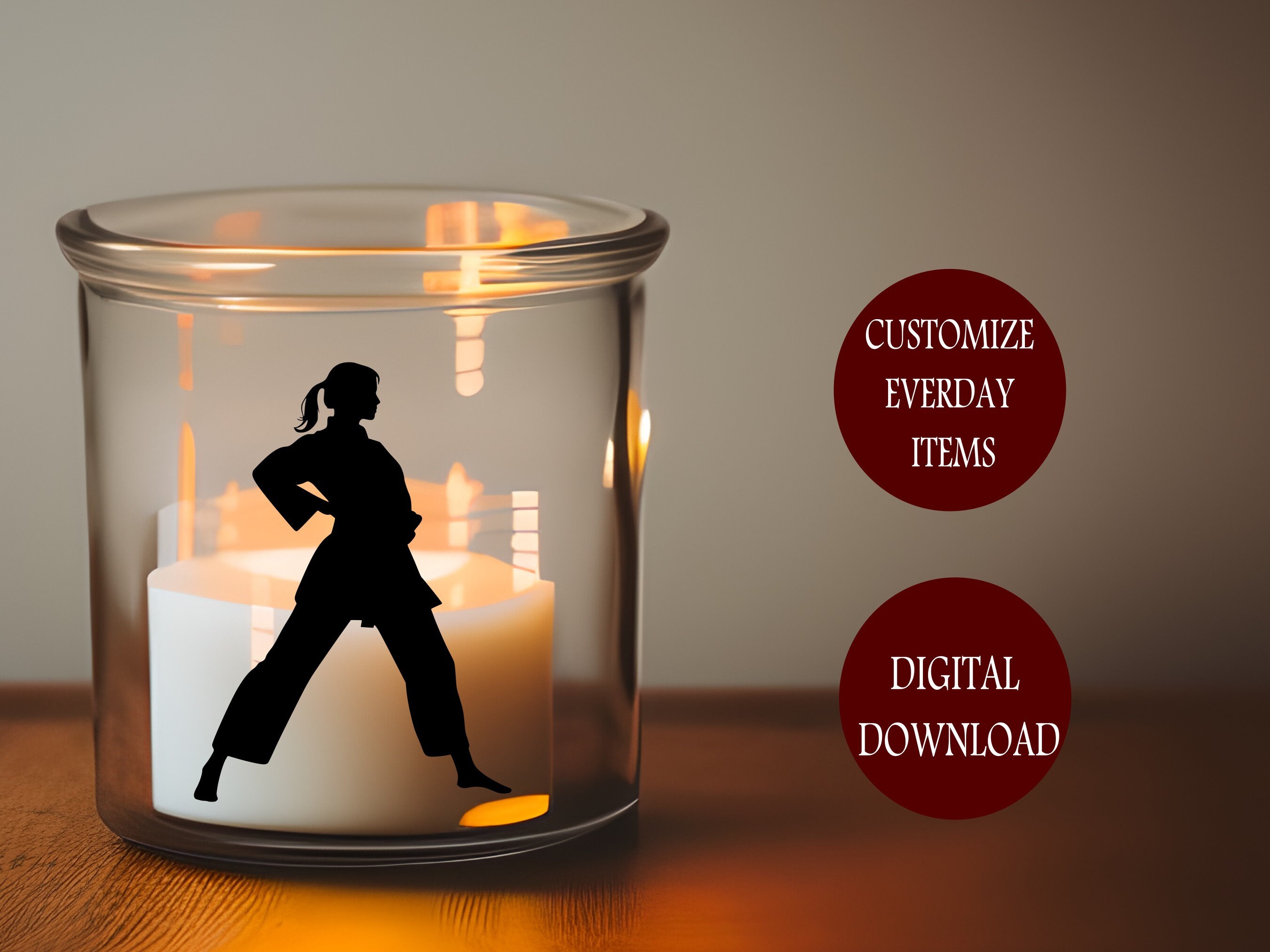 Karate Girl SVG Martial Arts DIY Transfer Sticker Iron on - Etsy