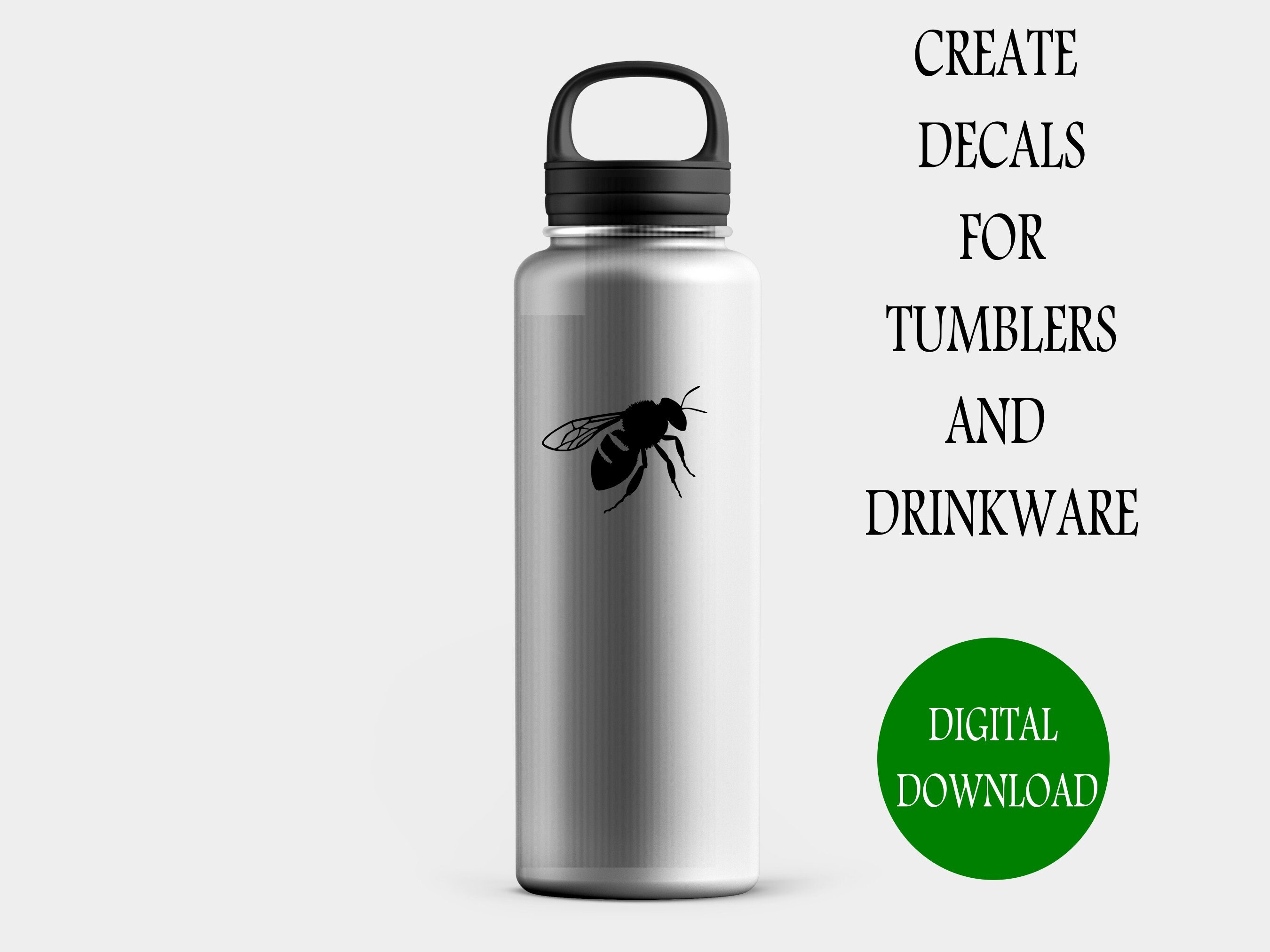 Bee Silhouette Svg, Honey Bee Clipart, Bumble Bee Pdf, Save the Bees File for Cricut, Bee Kind ...