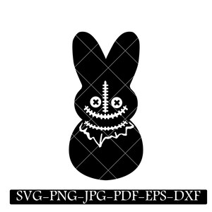 Easter Horror Peeps SVG Digital Download, Easterween Pdfs, Scary Peeps ...