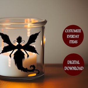 Dark Fairy SVG Evil Fairy Sprite Naiad Fae Faerie Pixie - Etsy