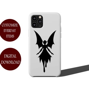 Dark Fairy SVG Evil Fairy Sprite Naiad Fae Faerie Pixie - Etsy