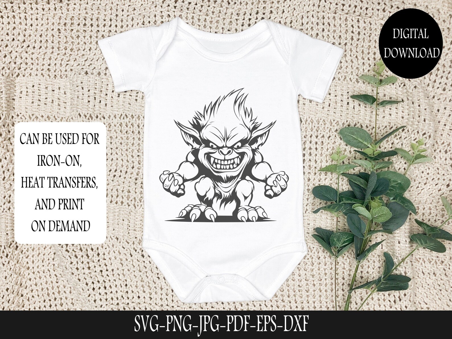 Goblin SVG, Mischievous Gremlin, Evil Imp, Hobgoblin, Troll, Puck ...