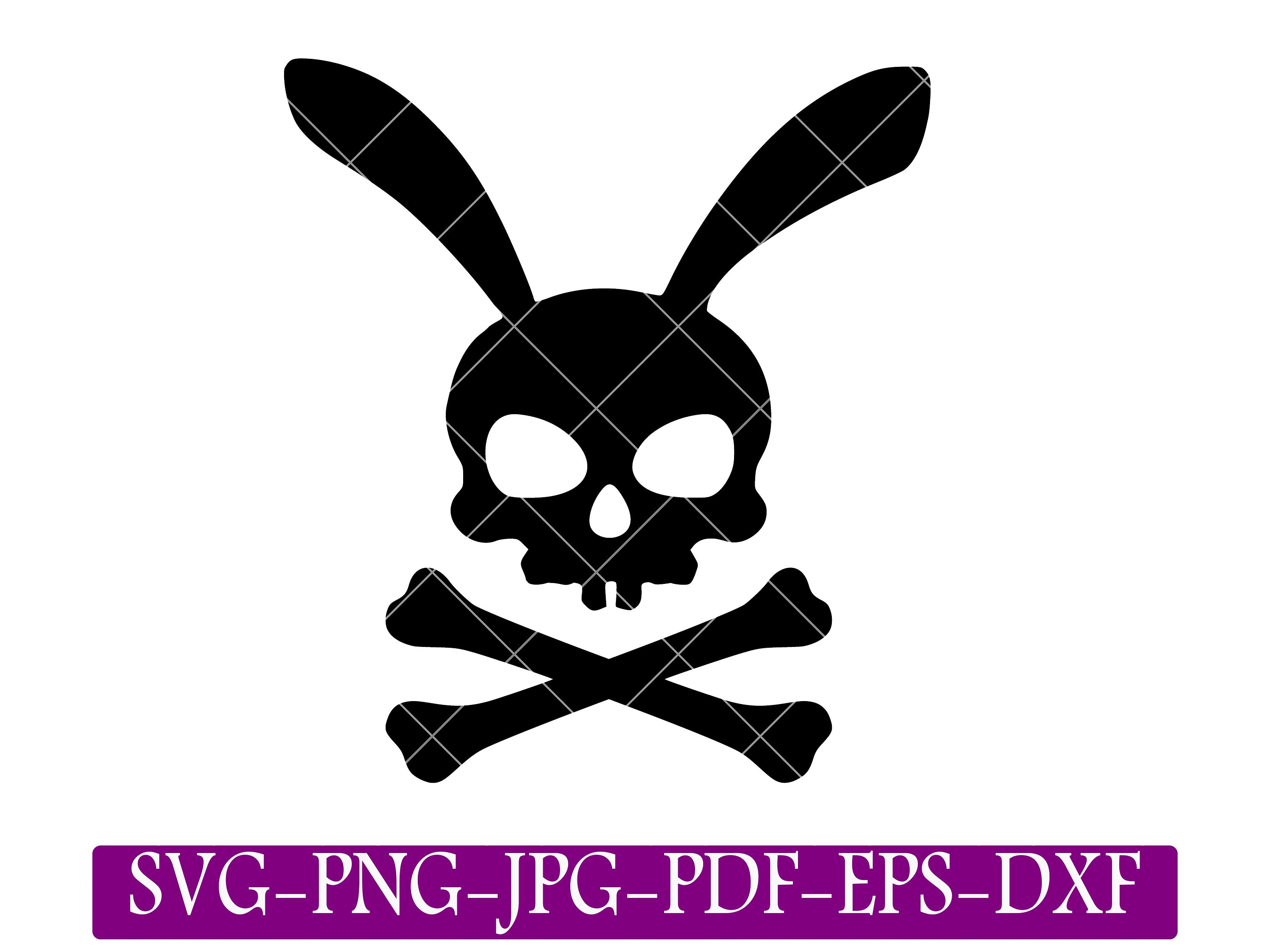 Rabbit Skull And Crossbones