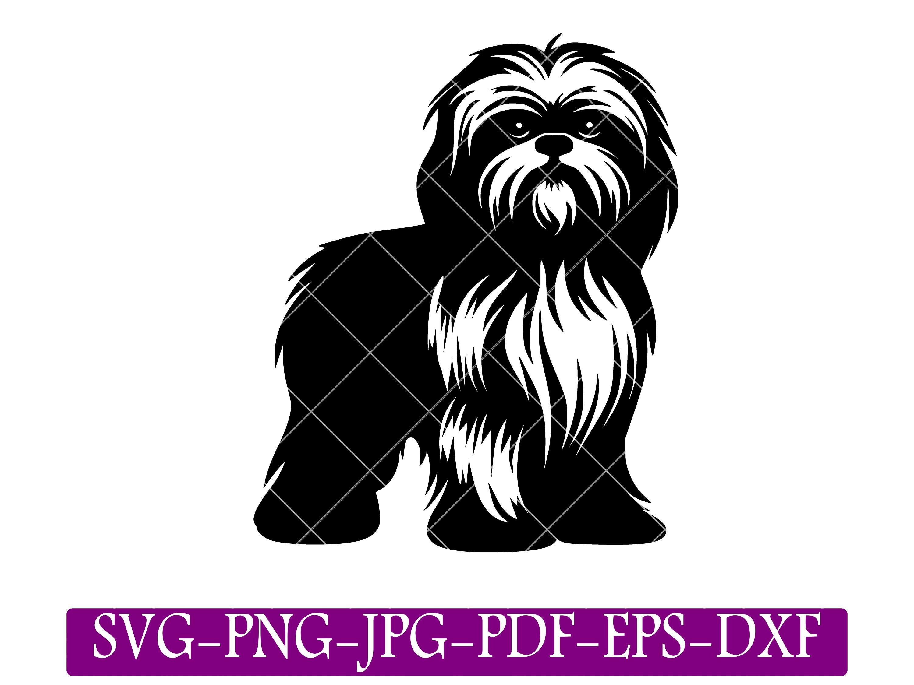 Shih Tzu SVG Digital Download Cute Dog Image Shih Tzu Lover - Etsy