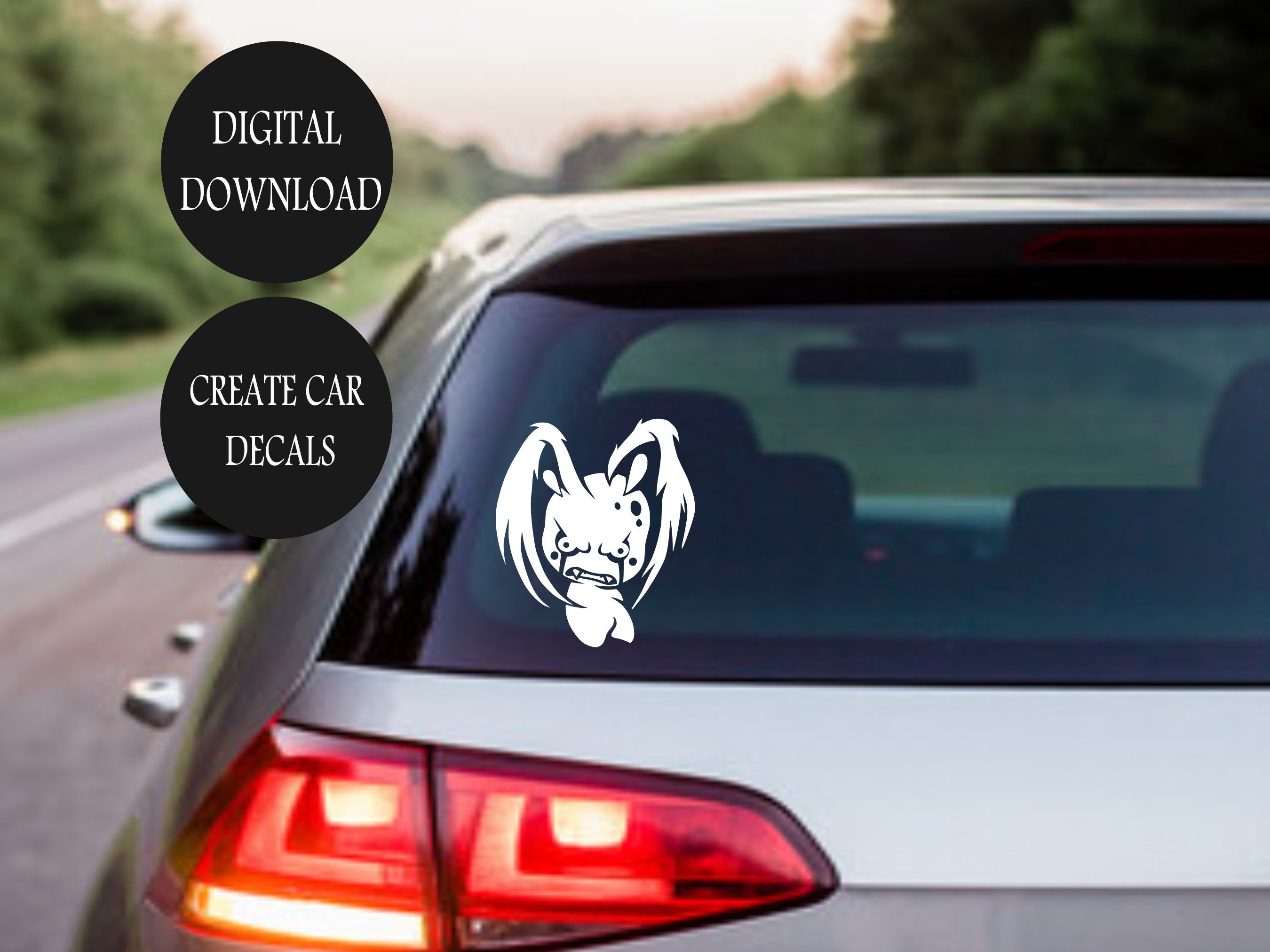 Bad Bunny SVG Evil Rabbit Silhouette JPG Creepy Cottontail - Etsy