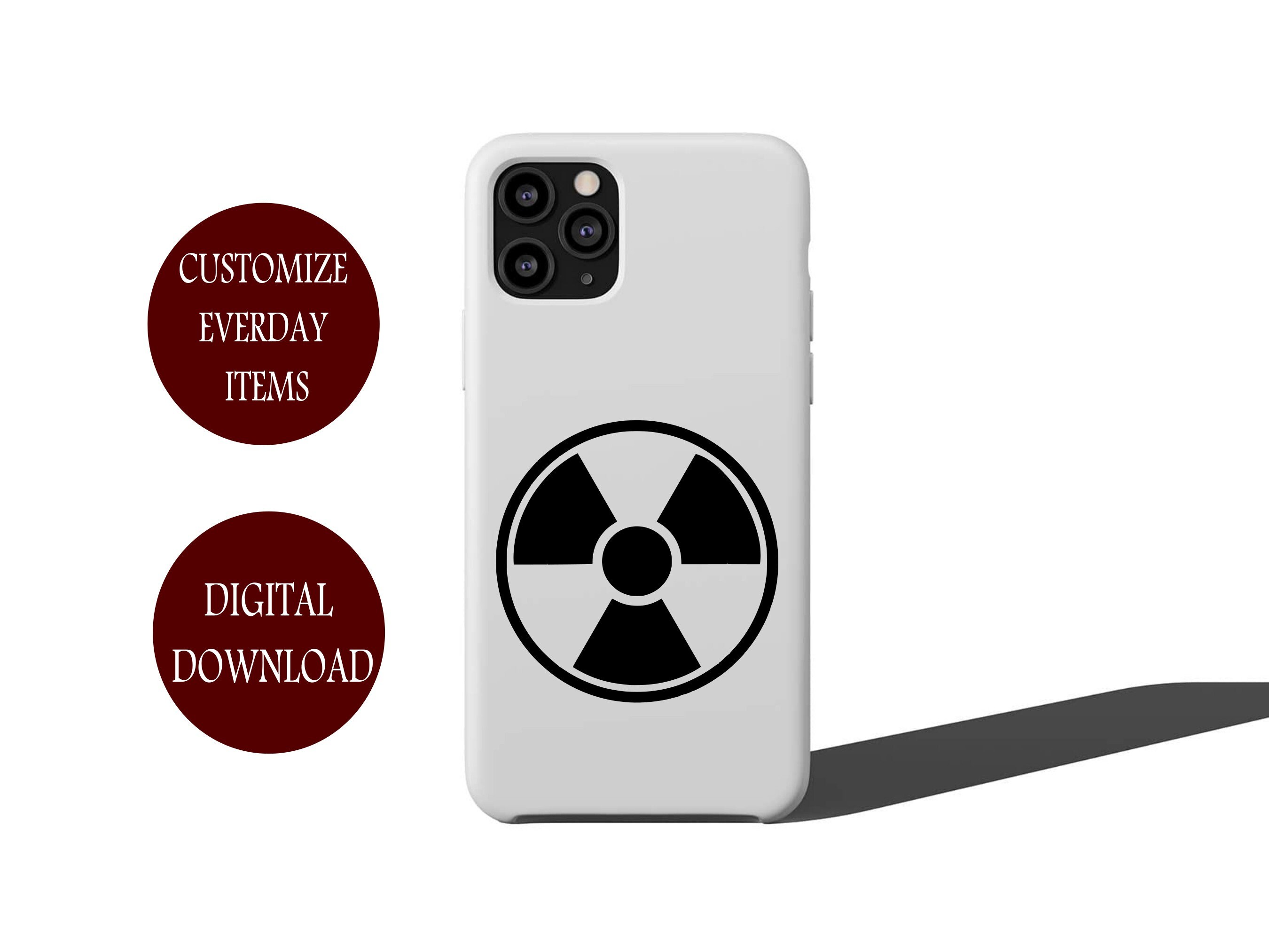Radiation Symbol SVG, DIY Decal, Caution Symbol, Digital Download ...