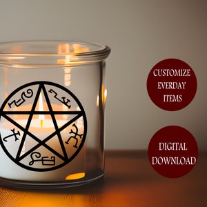 Demon Trap Symbol SVG, DIY Decal, Supernatural Symbol, Digital Download ...
