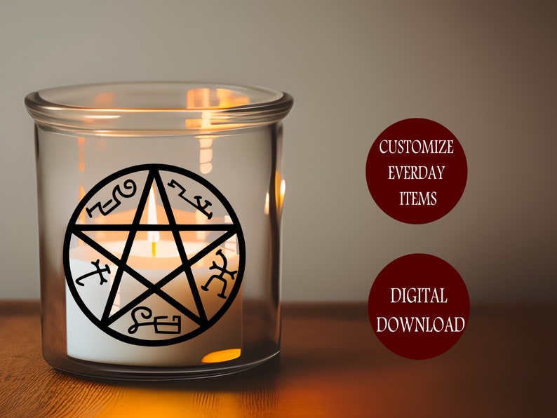 Demon Trap Symbol SVG, DIY Decal, Supernatural Symbol, Digital Download ...