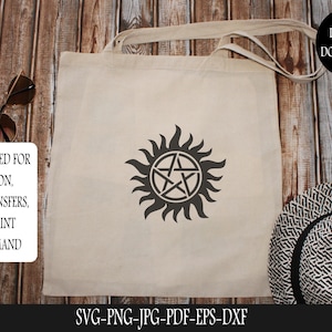 Anti-possession Symbol SVG, Anti Possession DIY Decal, Supernatural ...