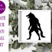 Wolfman SVG, Werewolf DIY Transfer Sticker, Iron on Graphic, Full Moon ...