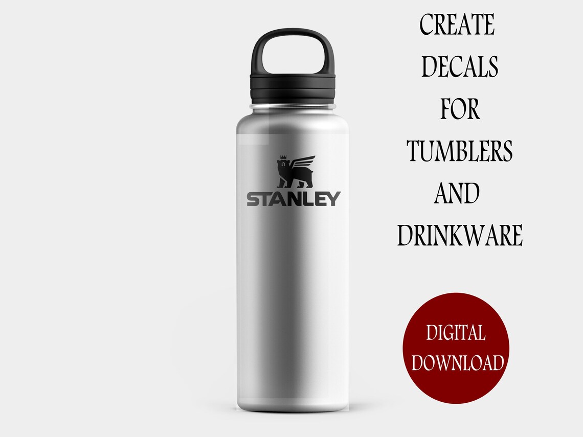 Stanley SVG, DIY Sticker, Iron-on Stencil File, Stanley Cup, Stanley ...