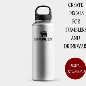 Stanley SVG, DIY Sticker, Iron-on Stencil File, Stanley Cup, Stanley ...