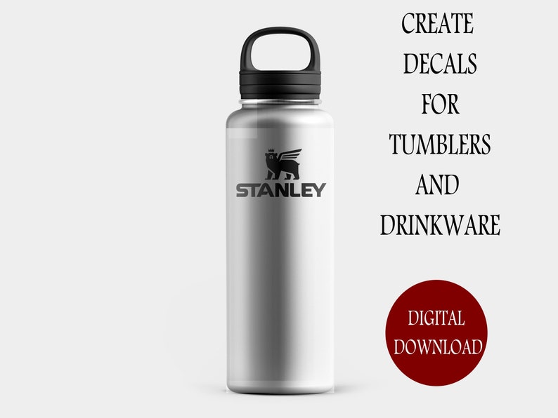 Stanley SVG, DIY Sticker, Iron-on Stencil File, Stanley Cup, Stanley ...