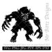 Troll SVG, Werewolf, Wolf Man, Ogre, Brute, Halloween Monster, Hairy ...
