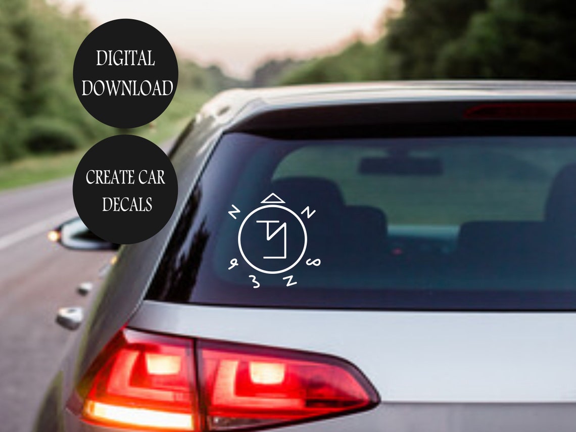 Angel Banishing Symbol SVG, Angel Ward DIY Decal, Supernatural Symbol ...