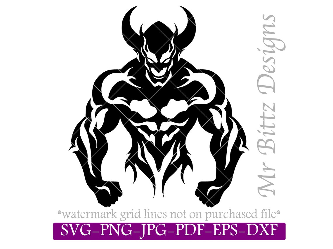 Demon Svg, DIY Devil Graphic, Devilish Art, Edgy Crafting, Cheeky Satan ...