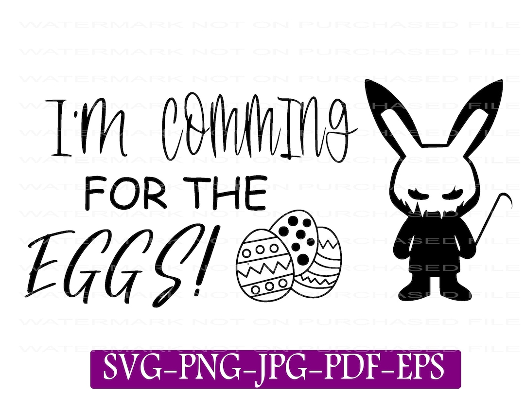 Bad Bunny SVG Evil Easter Bunny JPG Angry Easter Bunny Pdf - Etsy