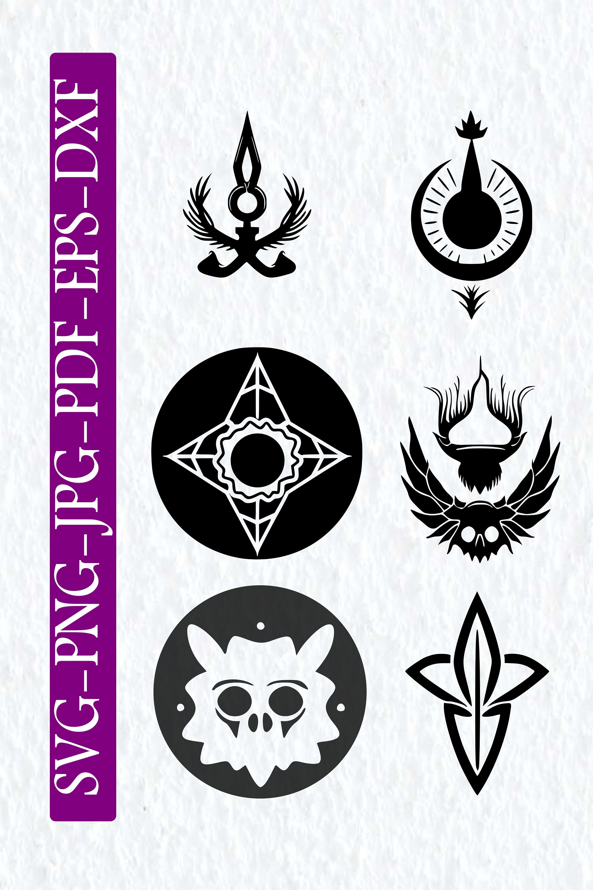 Witchcore Decor Symbols DIY Bundle Occult Aesthetics - Etsy