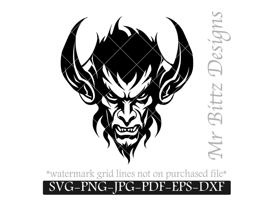 Demon Svg, DIY Devil Graphic, Devilish Art, Edgy Crafting, Cheeky Satan ...