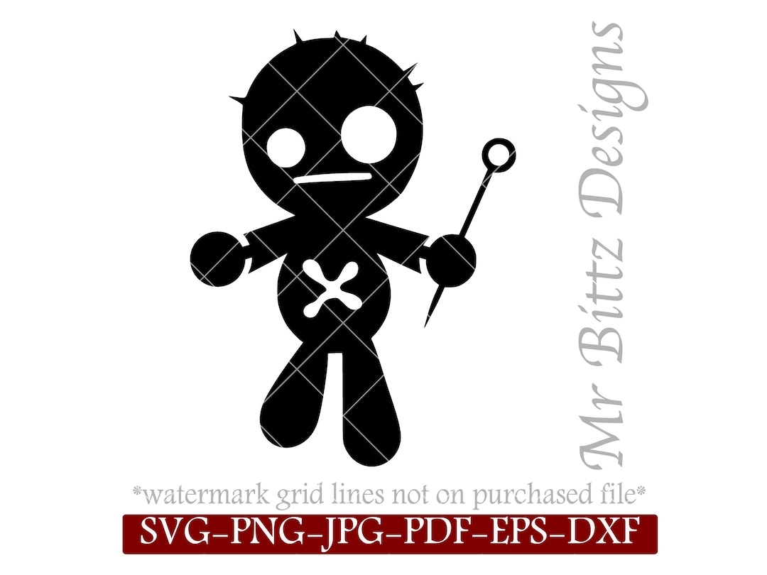 Voodoo SVG, Voodoo Doll Digital Download, DIY Decal, Occult Sticker ...