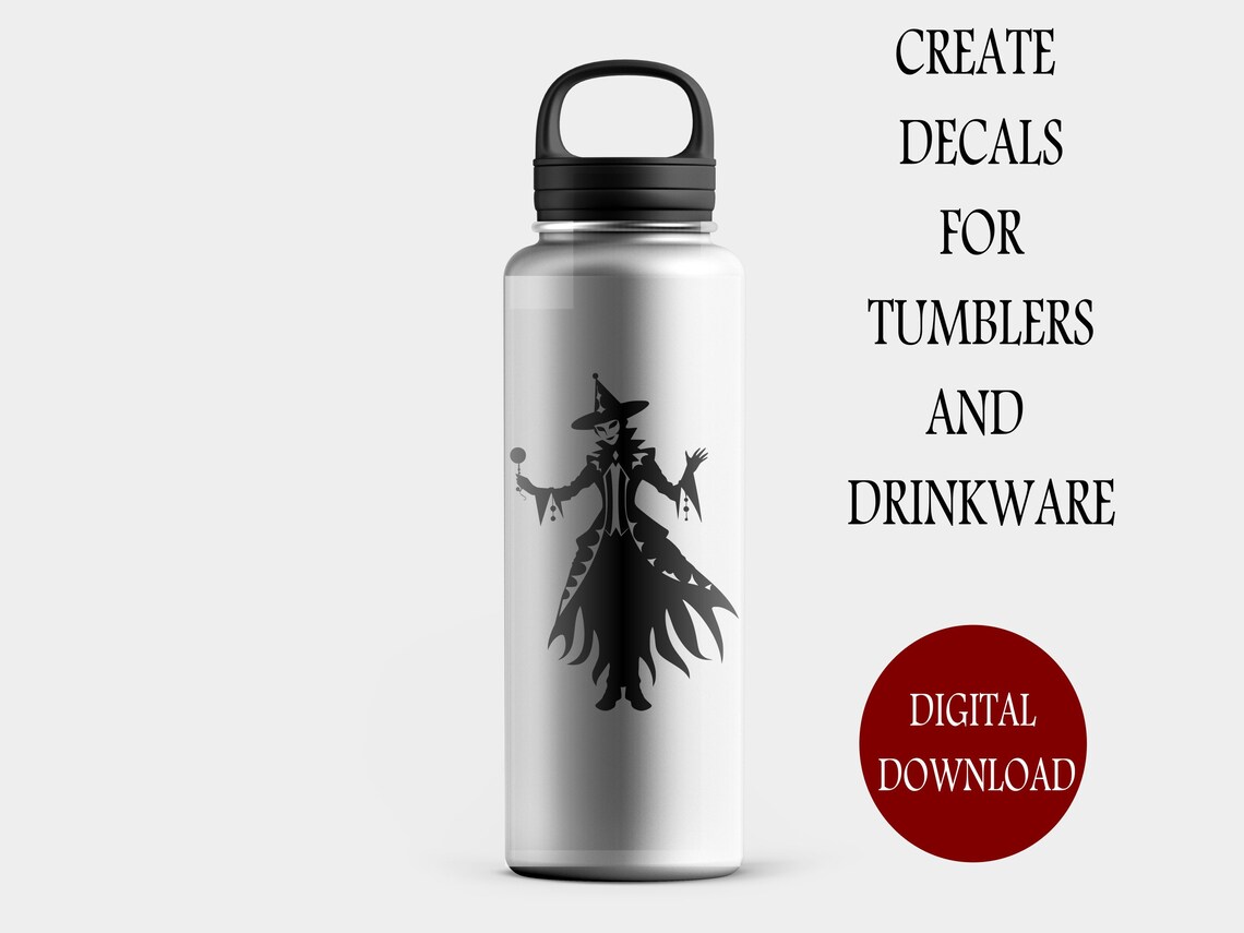 Evil Clown SVG Bundle, Jester DIY Transfer Sticker, Iron on Graphic ...