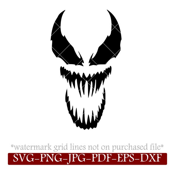 Venom Stencil - Etsy