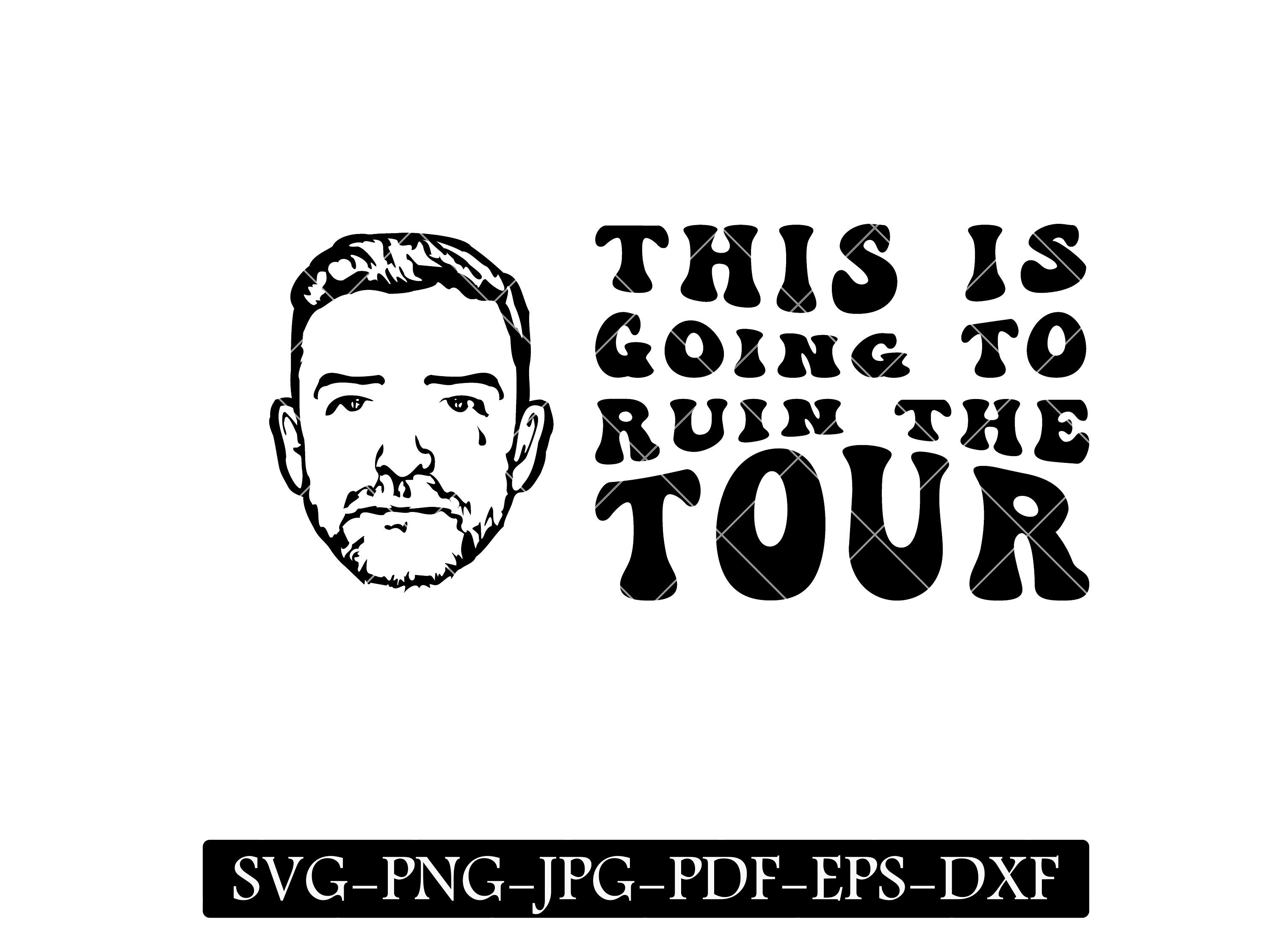 This is Going to Ruin the Tour SVG, Justin Timberlake DWI Mugshot Svg ...