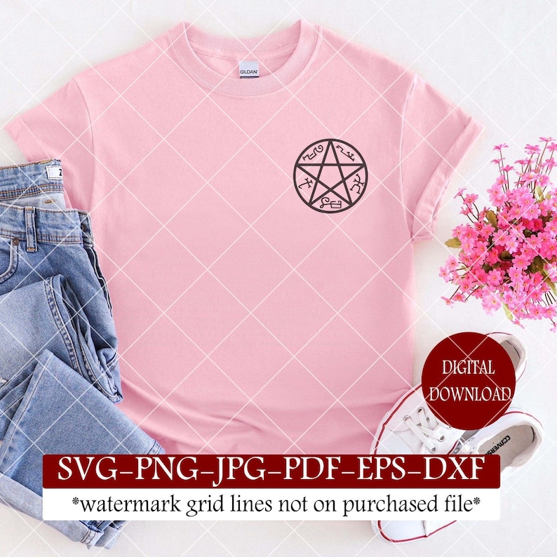 Demon Trap Symbol SVG, DIY Decal, Supernatural Symbol, Digital Download ...