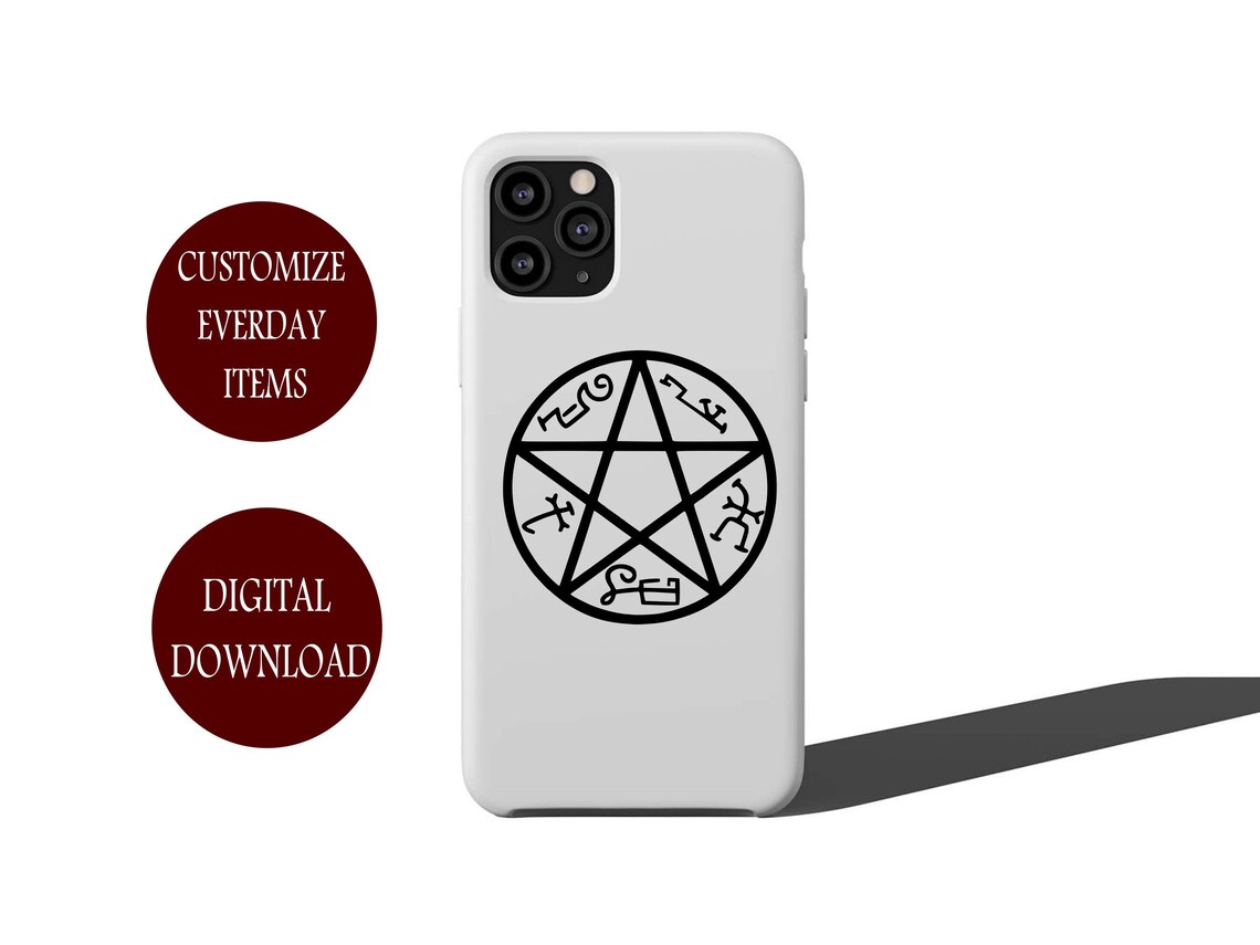 Demon Trap Symbol SVG, DIY Decal, Supernatural Symbol, Digital Download ...