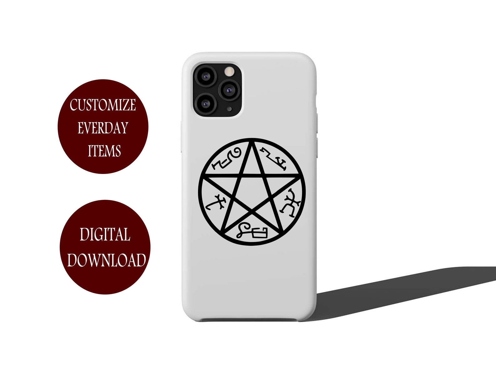 Demon Trap Symbol SVG, DIY Decal, Supernatural Symbol, Digital Download ...
