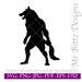 Wolfman SVG, Werewolf DIY Transfer Sticker, Iron on Graphic, Full Moon ...