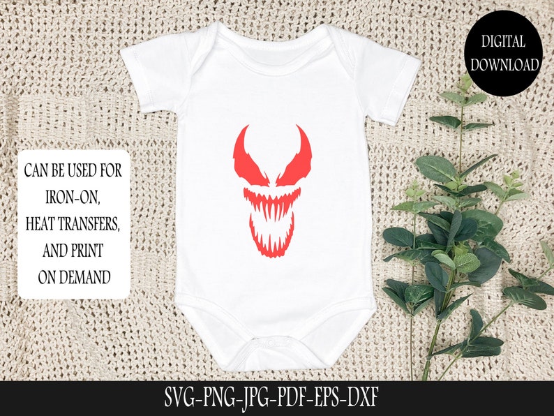 Venom Symbol SVG, Horror DIY Decal, Superhero Symbol, Anti Hero Digital ...