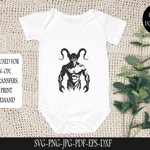 Demon Svg, DIY Devil Graphic, Devilish Art, Edgy Crafting, Cheeky Satan ...