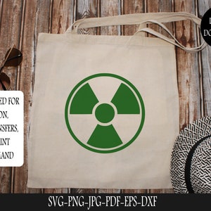 Radiation Symbol SVG, DIY Decal, Caution Symbol, Digital Download ...