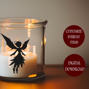 Dark Fairy SVG Evil Fairy Sprite Naiad Fae Faerie Pixie - Etsy