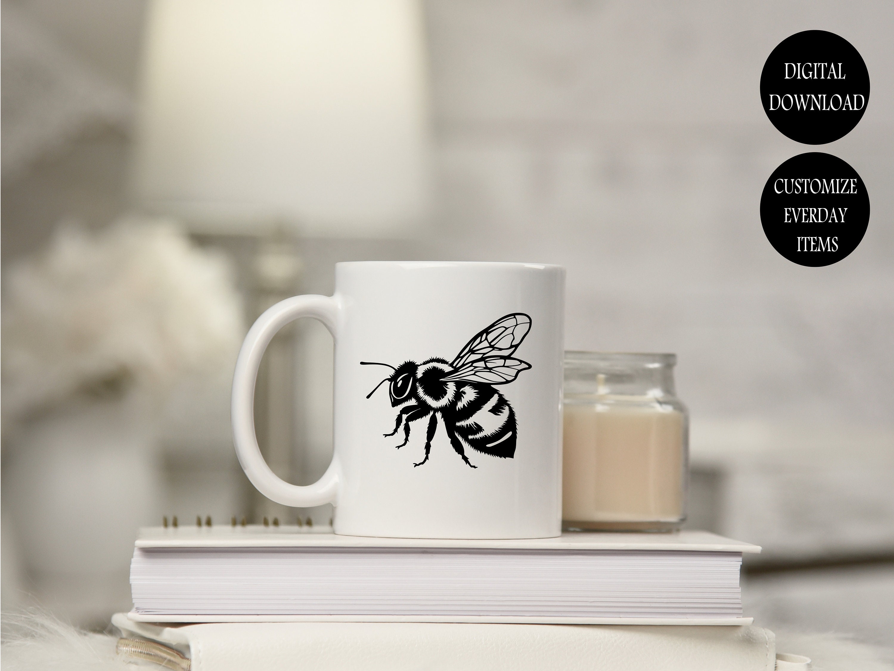 Bee Svg Honey Bee Clipart Bumble Bee DIY Decal Cricut Bee - Etsy